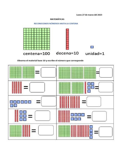 Ficha Matemáticas Pdf