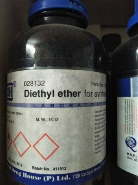 1 L Diethyl Ether Solvent 99 At ₹ 175kg In Kanpur Id 15997345797