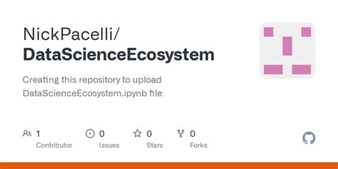 Github Muzzy23 Datascienceecosystem Creating This Repository To Upload Datascienceecosystem