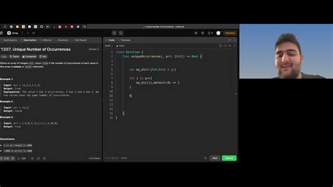 Leetcode 1207 Unique Number Of Occurrences Swift Çözümü Türkçe Youtube