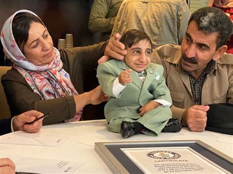 Dubai Guinness Declares 20 Year Old Iranian As Worlds Shortest Man At