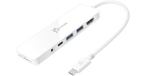 J Create USB Type C Multi Port Hub With Power Delivery JCD