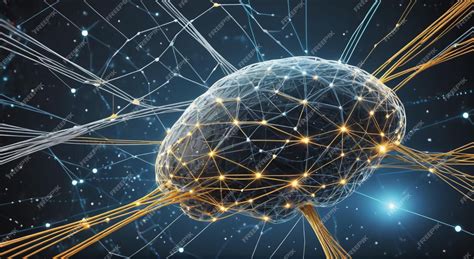 Premium Photo Neural Nexus Abstract Technology Background With