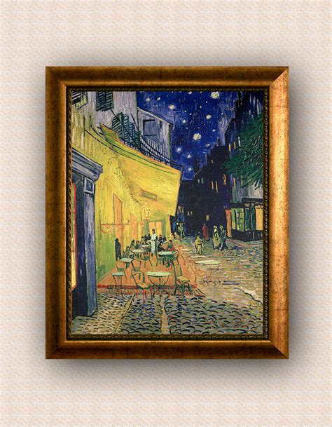 아를르 포룸 광장의 카페 테라스 Cafe Terrace Place Du Frumarl 5459 큐알아트