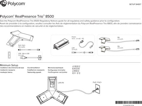 Polycom 8500 VOIP Conference Phone With Bluetooth Functionality User Manual 1725 66790 001A