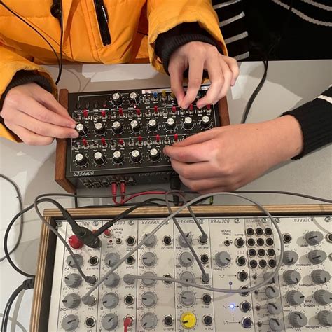 Modular Synthesizers Experimenting Improvising Making Music