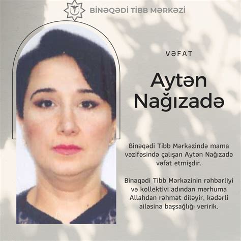 Medicina Az Daha Bir Həkim Xərçəngdən Vəfat Etdi