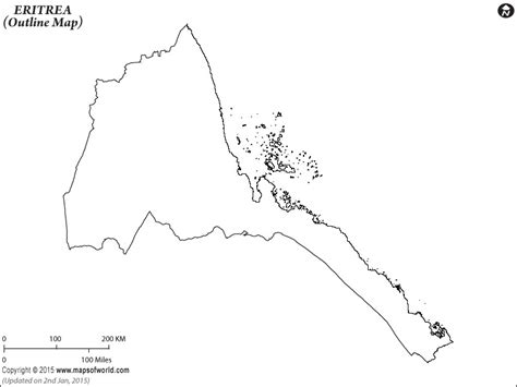 Blank Map Of Eritrea Eritrea Outline Map