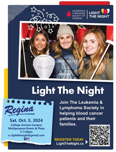 As One Of The Founders And Organizers Of Light The Night Regina I Am