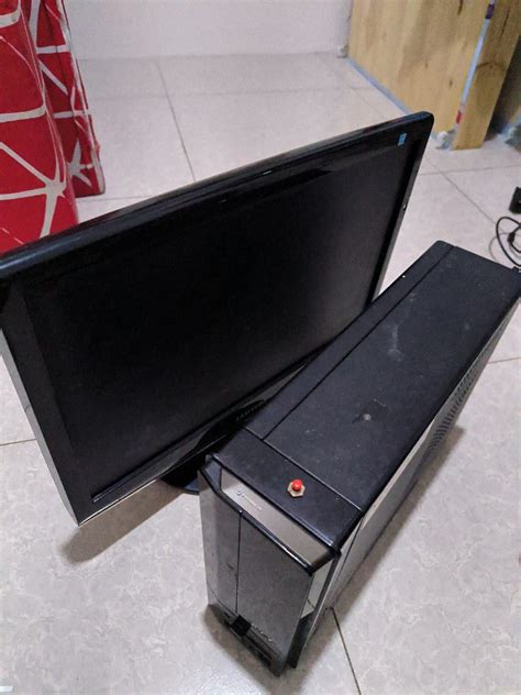 CPU With Monitor Computers Tech Desktops On Carousell