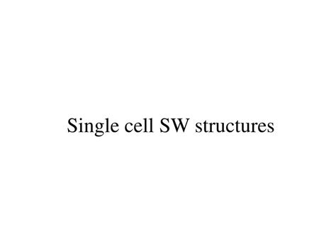 Ppt Measurements Of Single Cell Structures Powerpoint Presentation