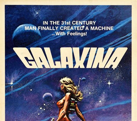Original Vintage Movie Poster Galaxina American Science Fiction Scifi