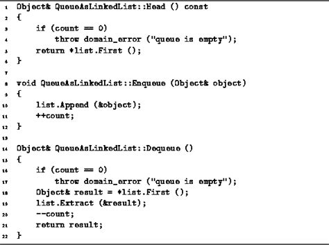 Head Enqueue And Dequeue Member Functions