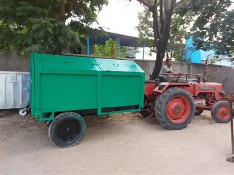 Mild Steel Tractor Garbage Trailor For Agriculture Loading Capacity 2 5 Ton At ₹ 105000 Piece