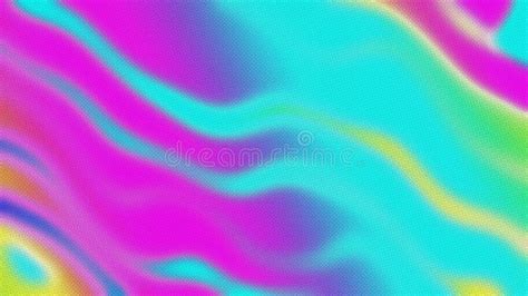Colorful Abstract Liquid Wave Pastel Pink Blue Yellow For Y2k 90s