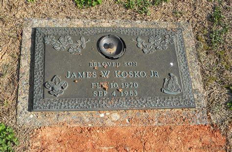 James W Kosko Jr 1970 1983 Find A Grave Memorial