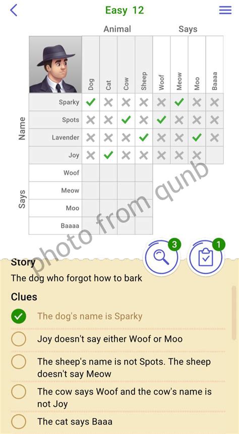 Cross Logic Puzzle Game Easy Answers And Solutions