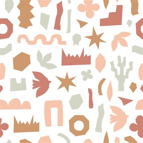 Premium Photo Abstract Boho Seamless Pattern
