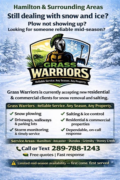 Grass Warriors Landscaping Hamilton On