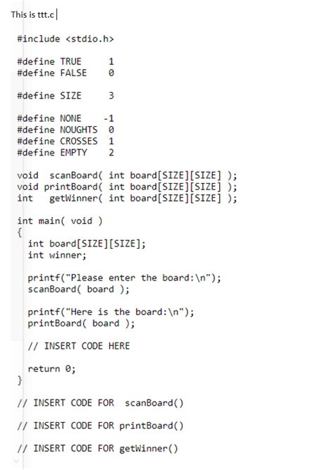 Solved Please Help Me This Question Using C Language Try To