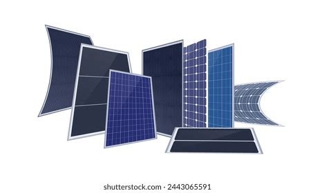 Different types solar panel 免版税图片库存照片和图像 Shutterstock