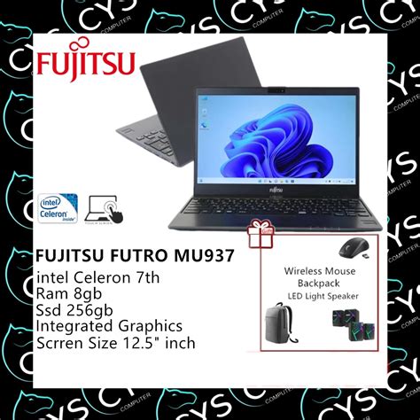 FUJITSU FUTRO MU937 INTEL CELERON 7TH GEN 8GB RAM 256GB SSD Shopee Malaysia