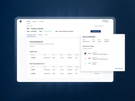 People Screening Platform For Investigators By Bartek Klamka For Blurify On Dribbble