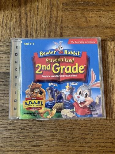Reader Rabbit 2nd Grade Pc Cd Rom Ebay