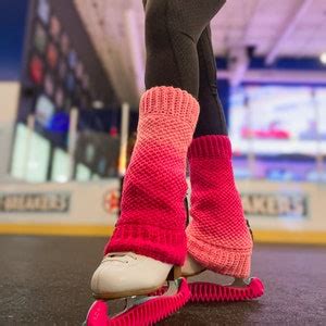 Crocheted Leg Warmers Ice Skating Leg Warmers Etsy