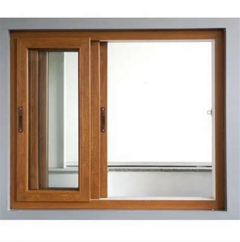 Powder Coated Brown Aluminum Frame Sliding Window At ₹ 650 Sq Ft In