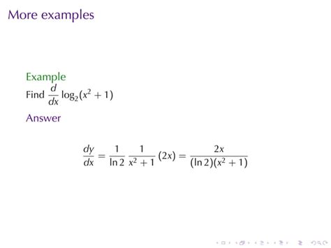 Lesson 16 Derivatives Of Logarithmic And Exponential Functions Pdf