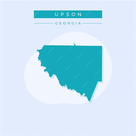 Premium Vector Vector Illustration Vector Of Upson Map Georgia