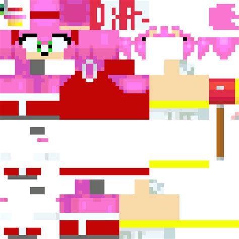 Muscle Amy Rose Player Skin Novaskin