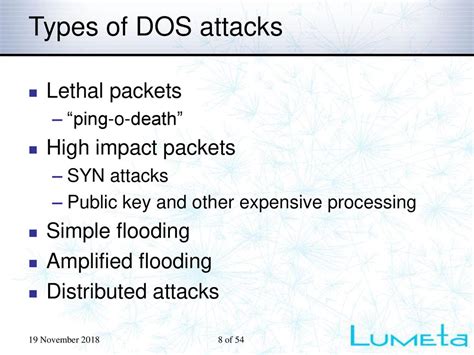 an overview of denial of service attacks on the internet ppt download
