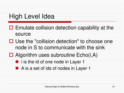 Ppt Cpsc 689 Discrete Algorithms For Mobile And Wireless Systems Powerpoint Presentation Id