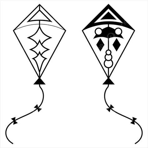 Clipart Of Kites Black And White At Alonzo Christensen Blog
