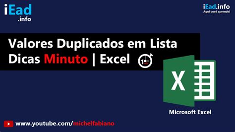 Como Achar Valores Duplicados No Excel Dicas Minuto
