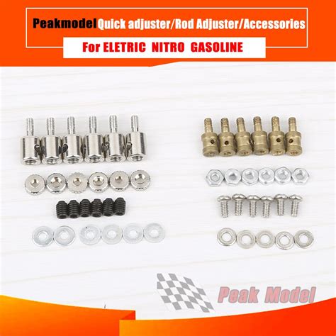Quick Adjuster Wire Adjustment Linkage Stopper Metal Servo Connector Accessories For Rc