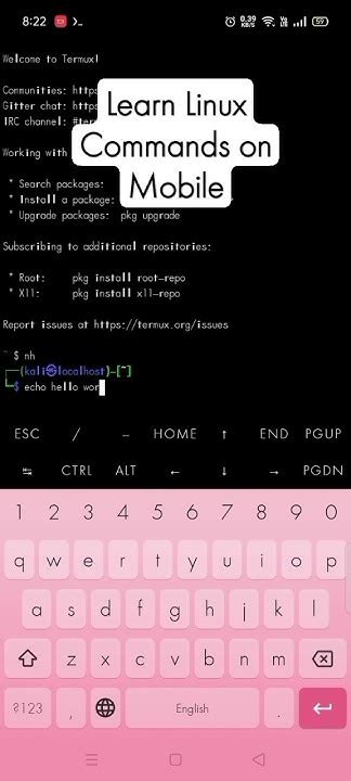 Learn Linux Commands Echo Ls Cd Mkdir Learning Commands Linux
