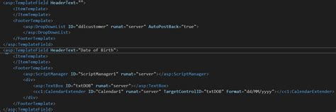 How To Maintain Ajax Calendar Values After Postback In Gridview Footer