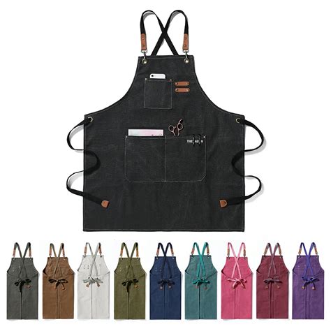 다용도 데님 캔버스 앞치마 생활방수 카페 바리스타 공방 공예 미술 어린이집 티몬