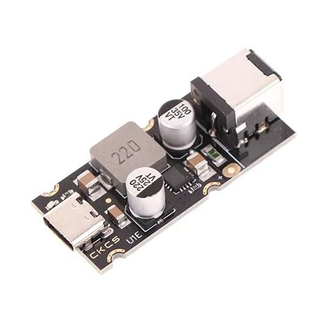 ماژول فست شارژ Pd65w دارای ورودی جک آداپتور با خروجی Usb Type C