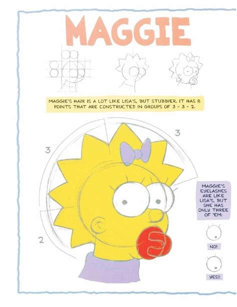 The Simpsons Model Sheets Traditional Animation