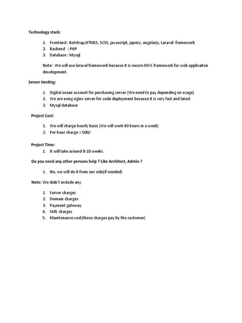 Technology Stack Pdf