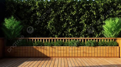 나무 발코니와 정원 울타리를 3d로 시각화 집 외관 외부 현대 집 배경 일러스트 및 사진 무료 다운로드 Pngtree