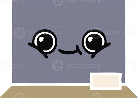 Flat Color Retro Cartoon Of A Chalkboard 45053839 Png