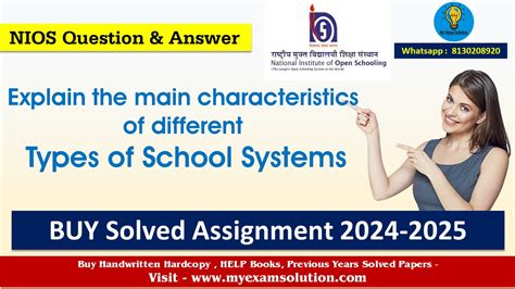 Explain The Main Characteristics Of Different Types Of School Systems
