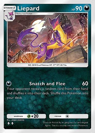 Liepard Uncommon · Fiamme Cremisi B1a 48 · Pokémon Tcg Pocket