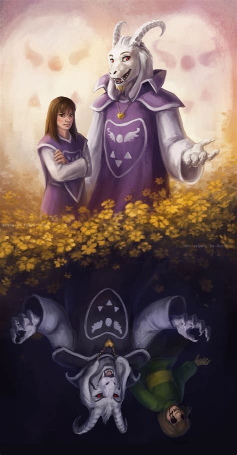 Chara Asriel Asriel Dreemurr Undertale персонажи Azany