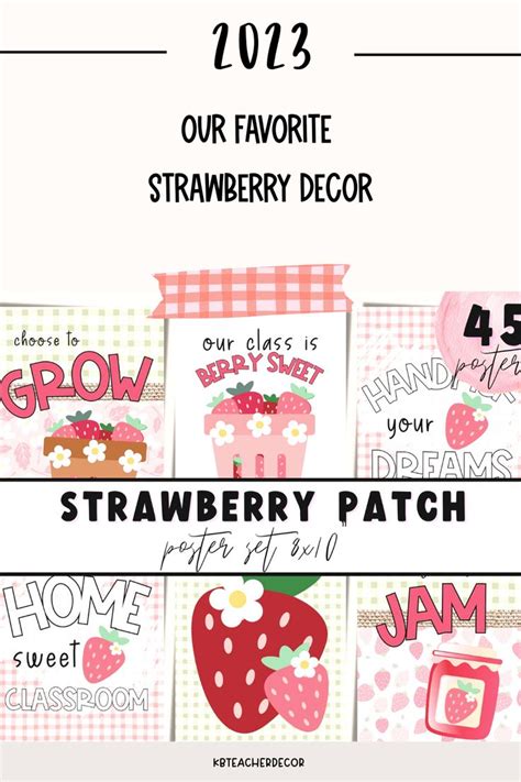 Strawberry Classroom Decor Classroom Decor Educational Decor